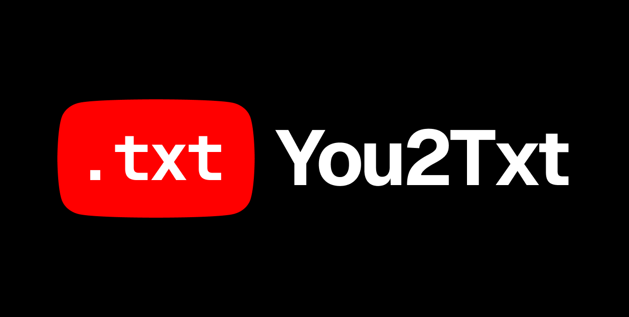 GitHub - nandorojo/you2txt: Turn any YouTube video into a txt file for ... GitHub - nandorojo/you2txt: Turn any YouTube video into a txt file for ...